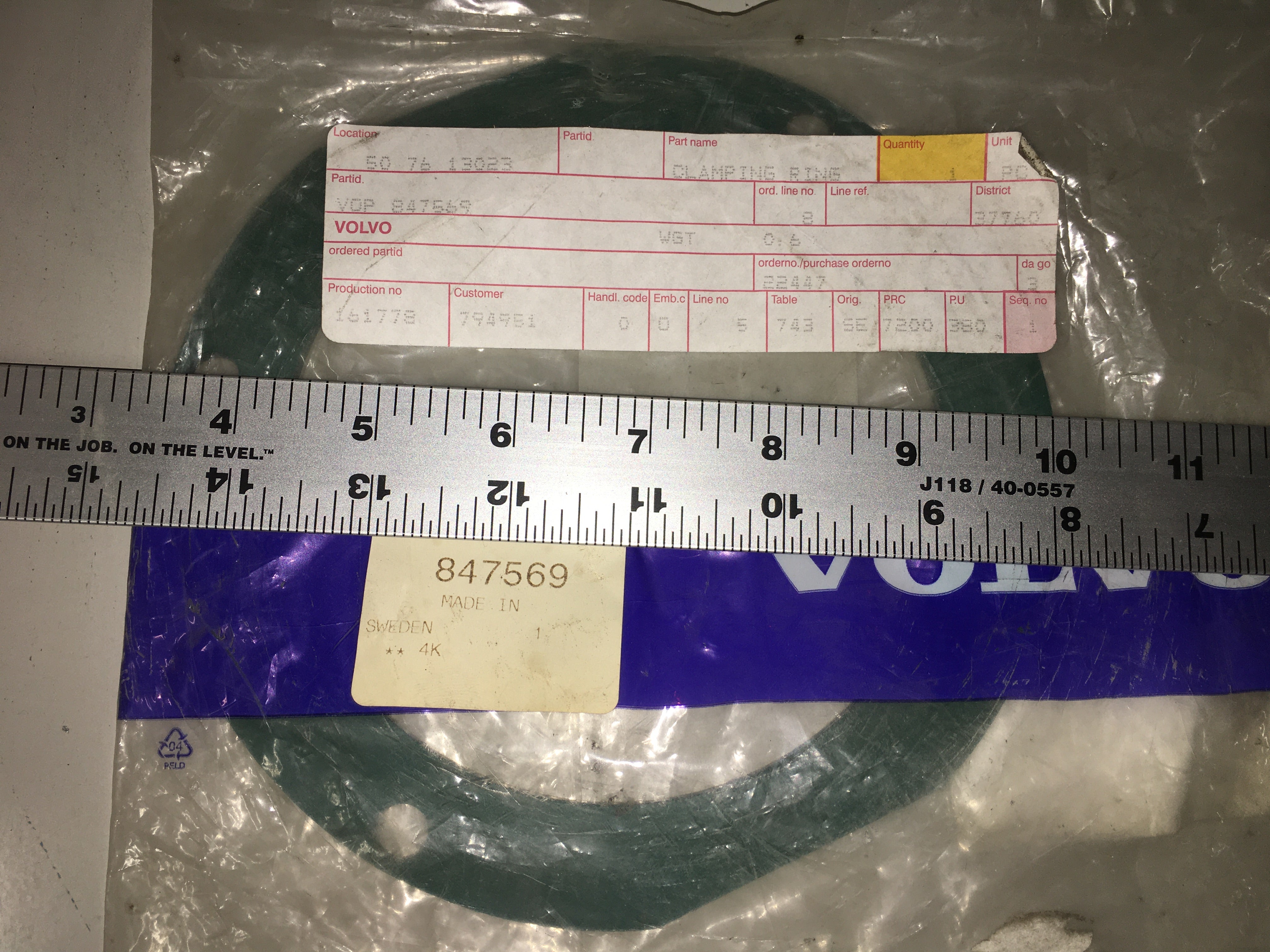 Hatton Marine - Volvo Penta Clamp Ring 847569 – Hatton Power & Propulsion